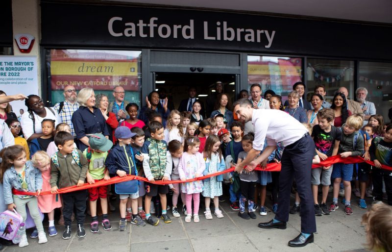 Hundreds celebrate opening of new Catford library