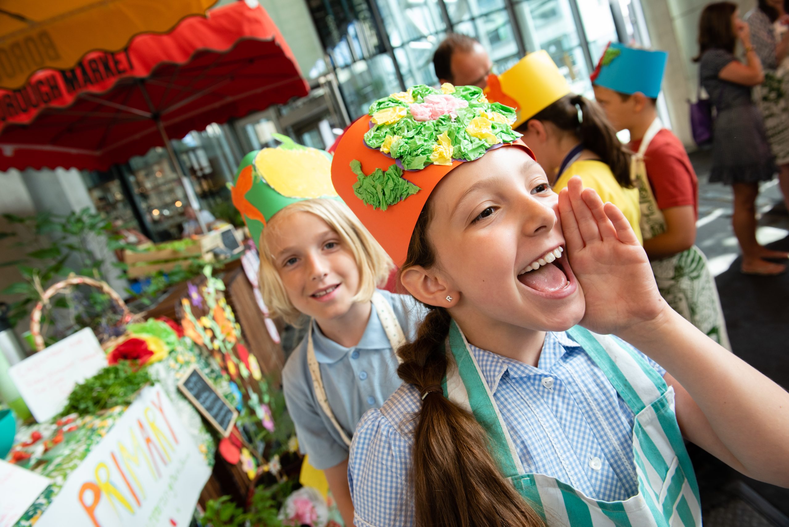 WATCH: Borough Market taken over by primary school pupils